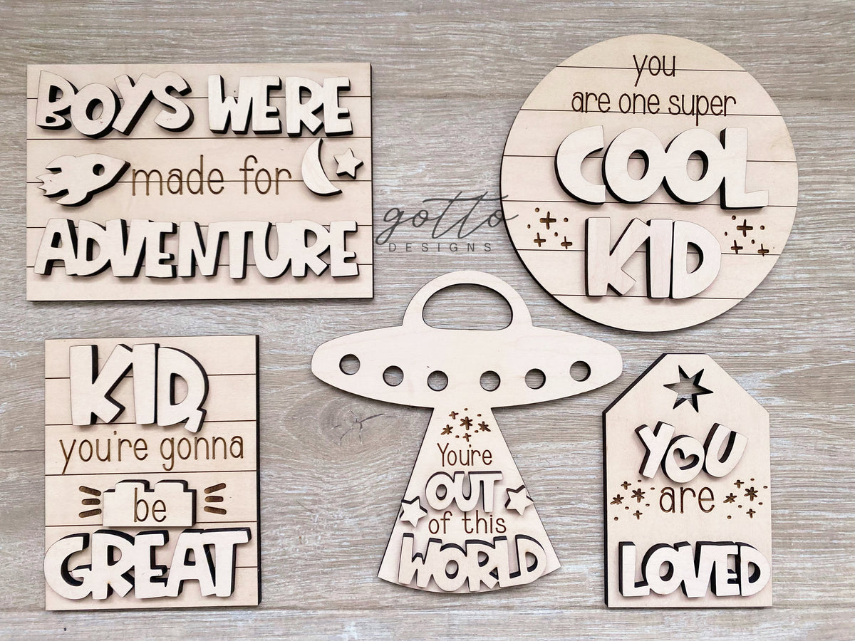 Boys were made for adventure – Designs by Alison Gotto